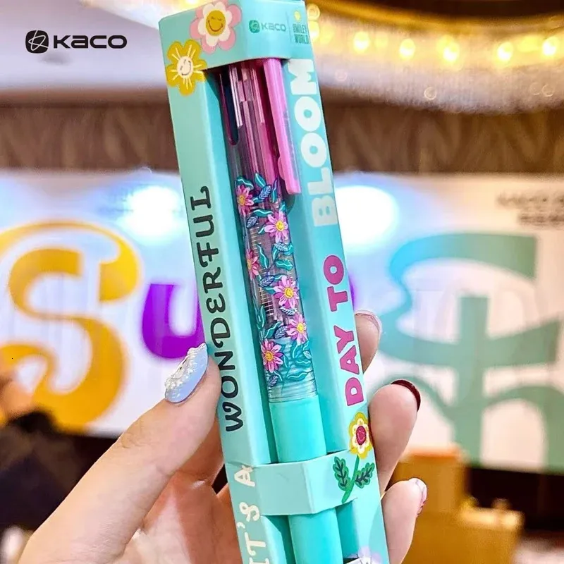 KACO SMILEYWORLD EASY 3-in-1 Multifunctional Gel Pen 0.5mm Ballpoint ...