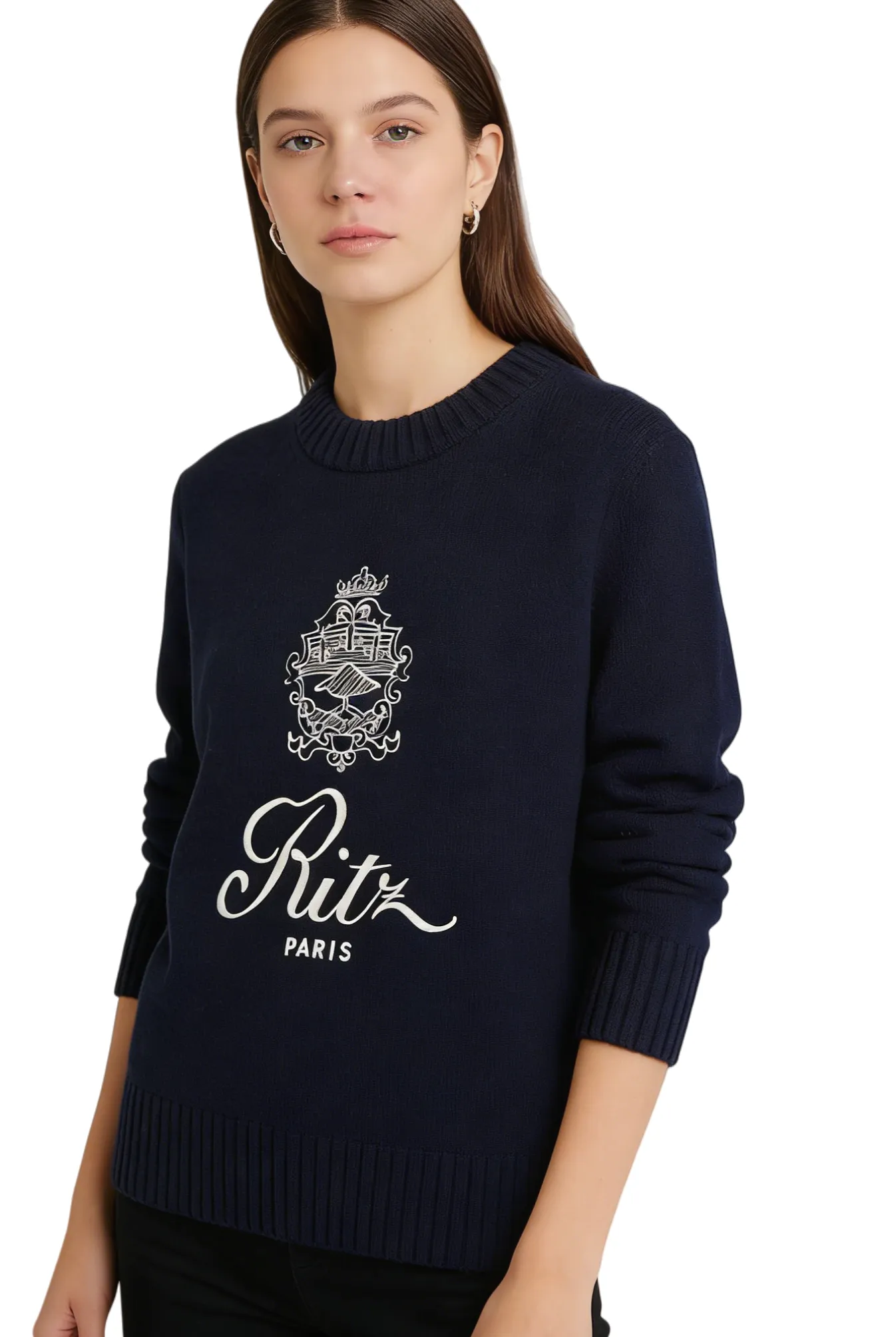 Ritz Designer Women Cotton Pullover Sweater Short Sleeve V-Neck Casual ...