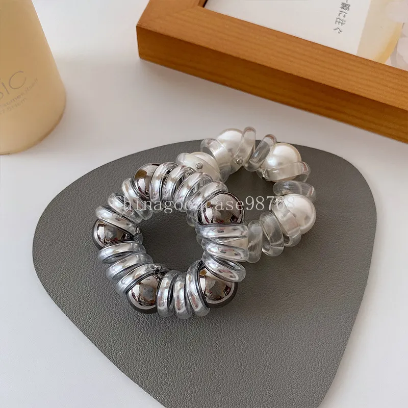 Durable Thick Telephone Wire Hair Ties for Women Non-Damaging High ...