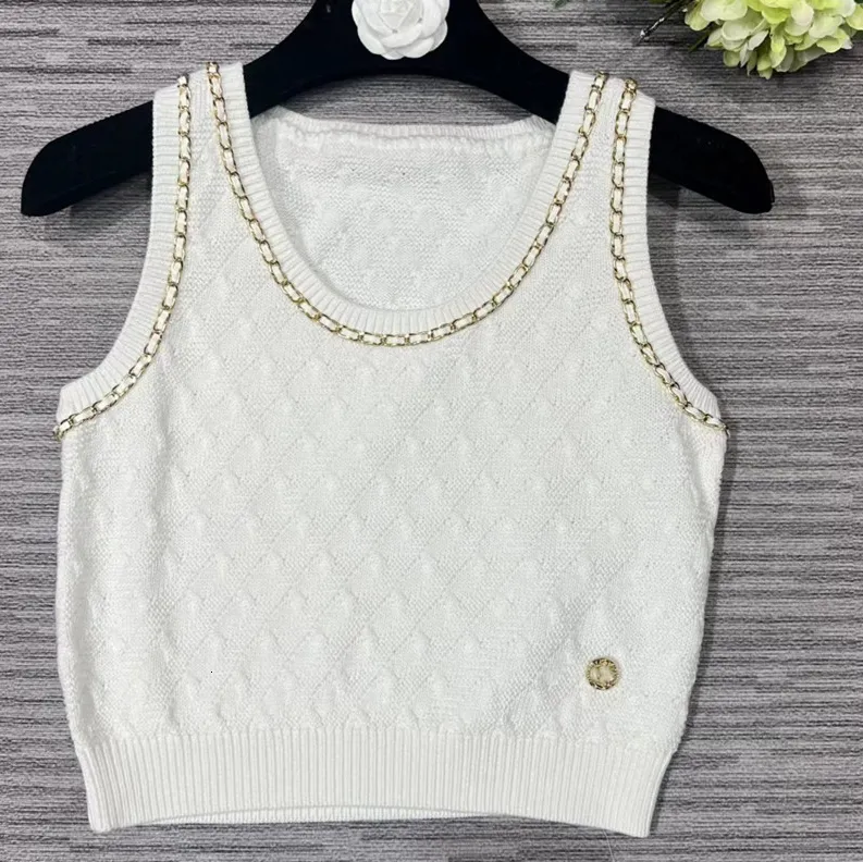 Sleeveless Pullover Sweater for Women Acetate Cotton Blend Crew Neck ...