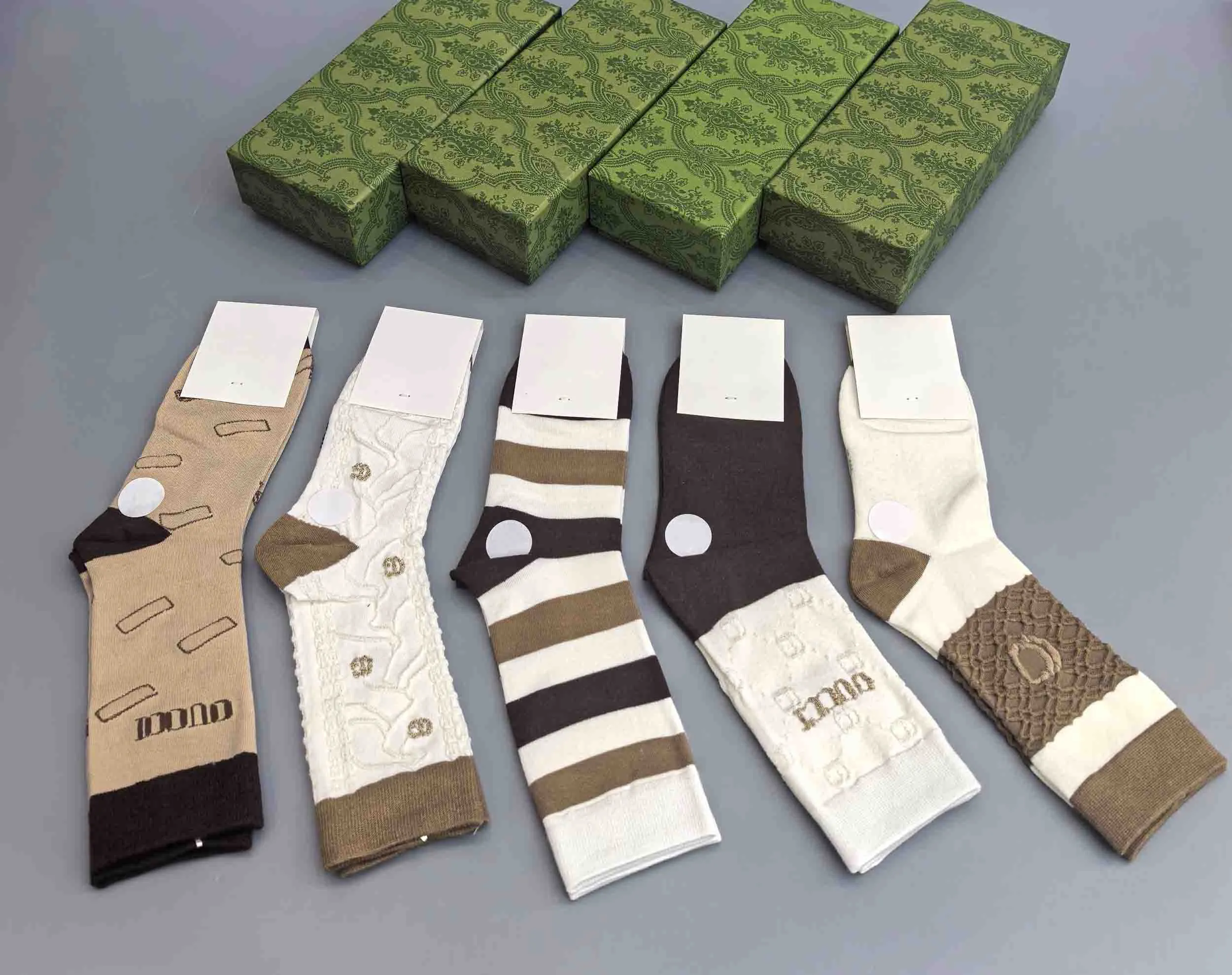 Designer Men Socks, Designer Socks Women: Five Pair Luxe Cotton Blend ...