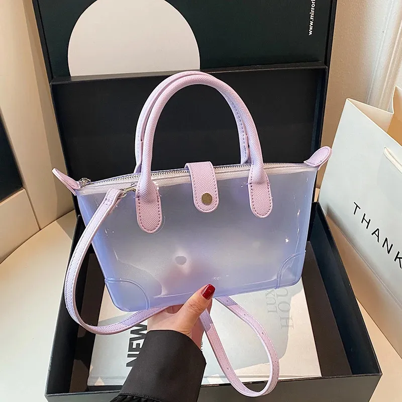 Transparent PVC Ladies Mini Handbag Clear Crossbody Shoulder Bag with ...