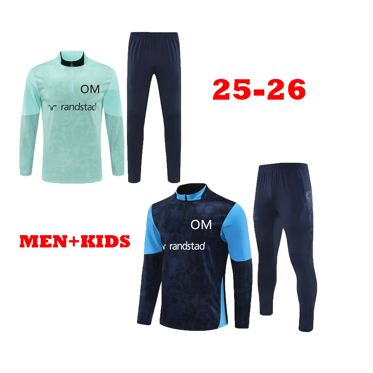 Football tracksuit unisex polyester full sleeve sport style for soccer ...