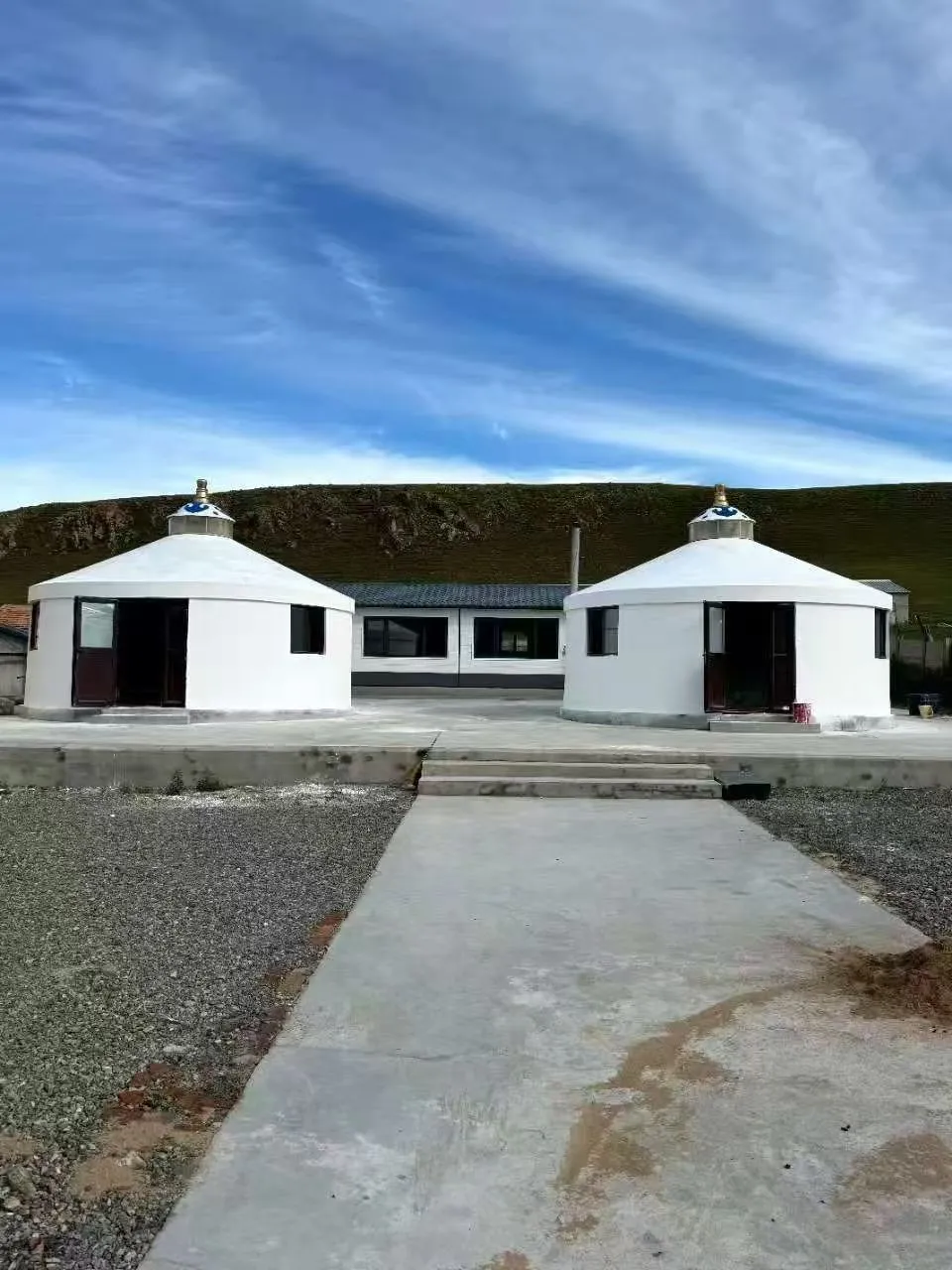 Outdoor PTB Agricultural Shed Kits With Waterproof Dome Cabin, Off Grid ...