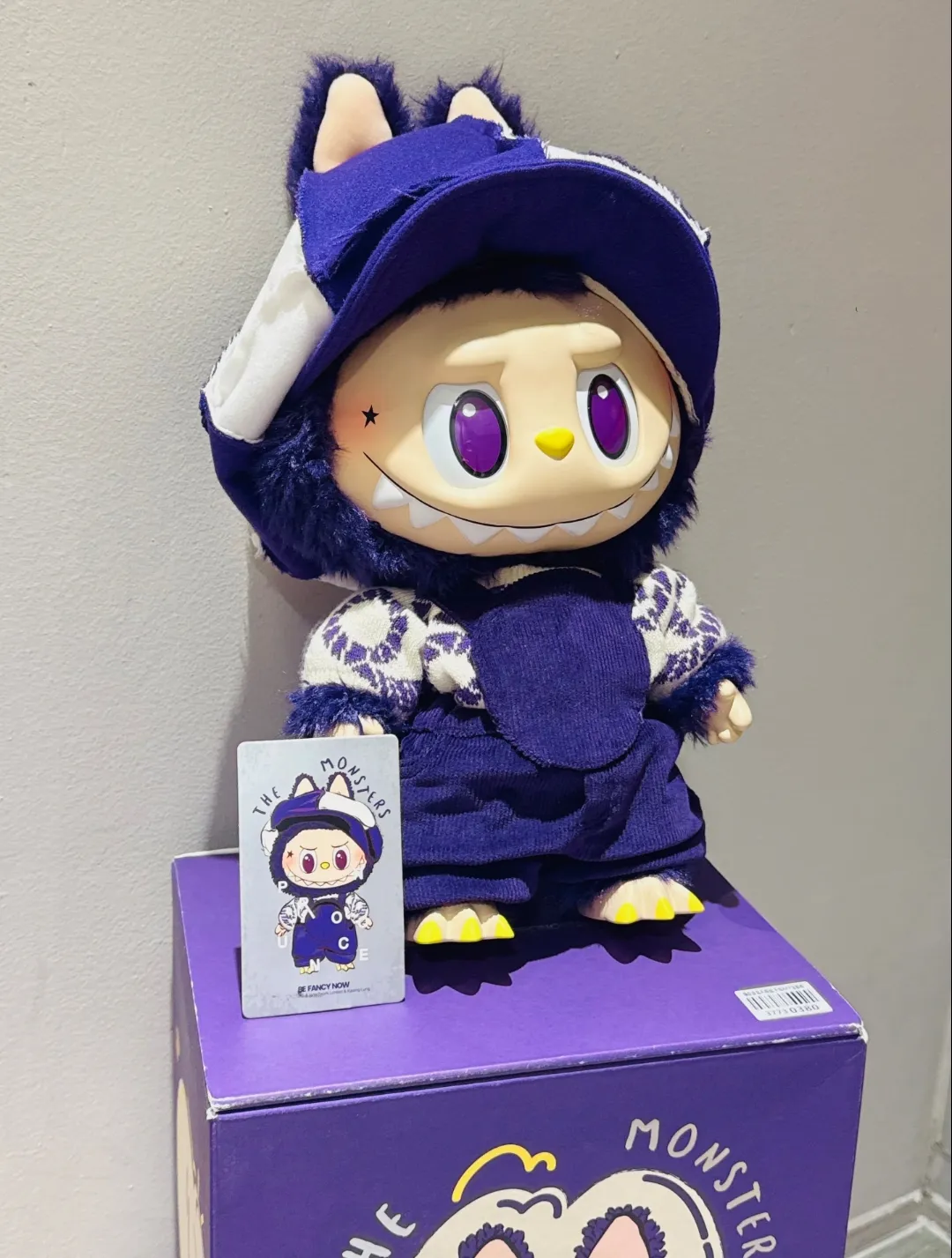 38cm Labubu Vinyl Plush Doll Decoration with PP Cotton Filling, 30-35 ...