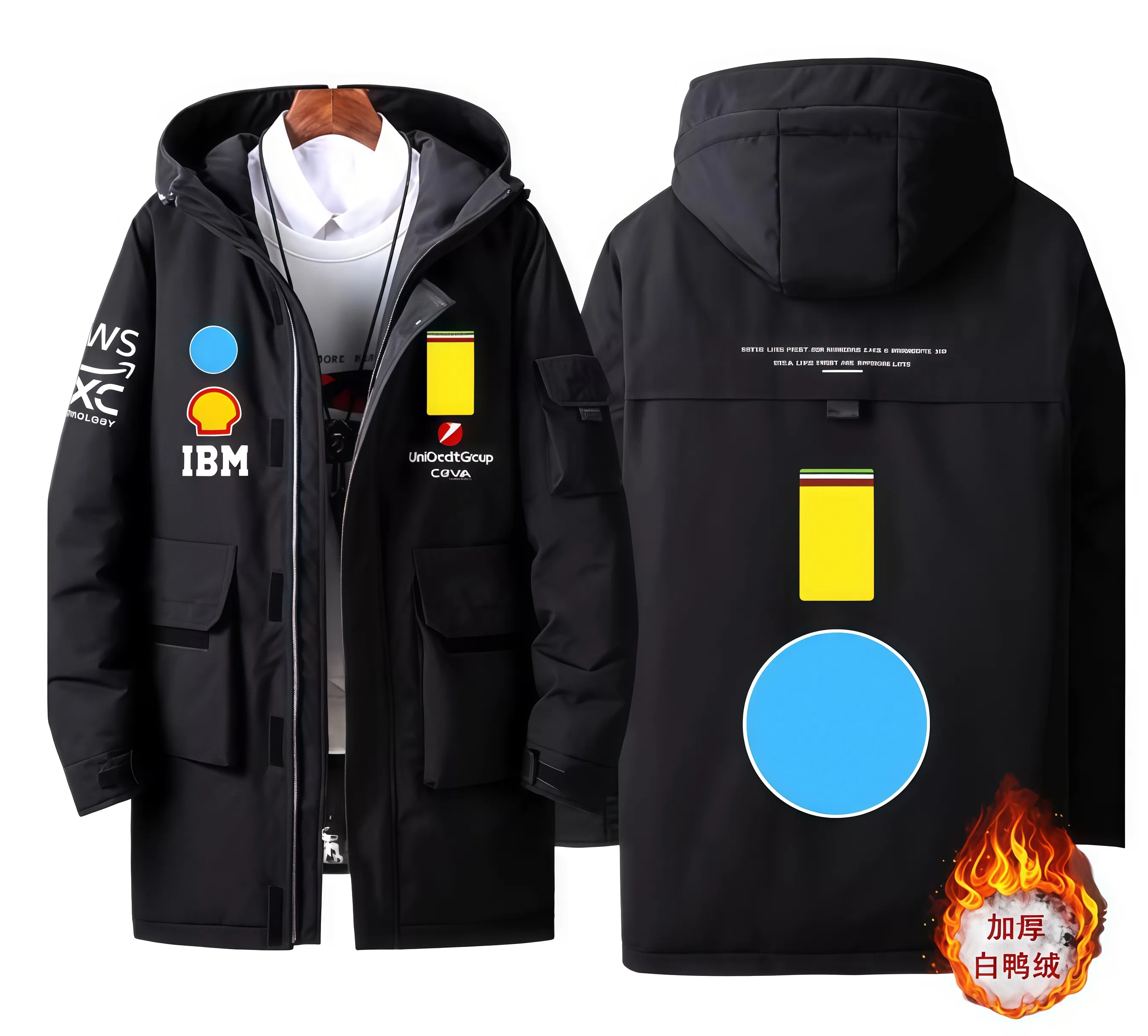 F12026 F1 Racing Suit Winter Jacket Duck Down Insulated Coat With F1 ...