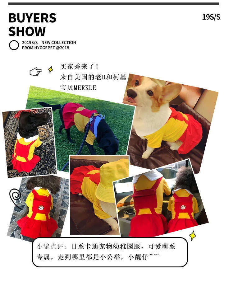 Petopia Cotton Dog Dress with Buckle Closure for All Breeds Birthday ...