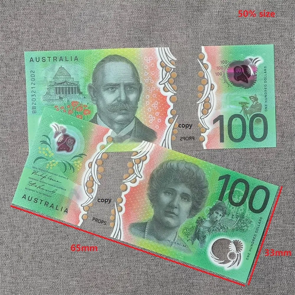 5A Prop Money Australia Australian Fake Money Notes 50 Australian 50 ...