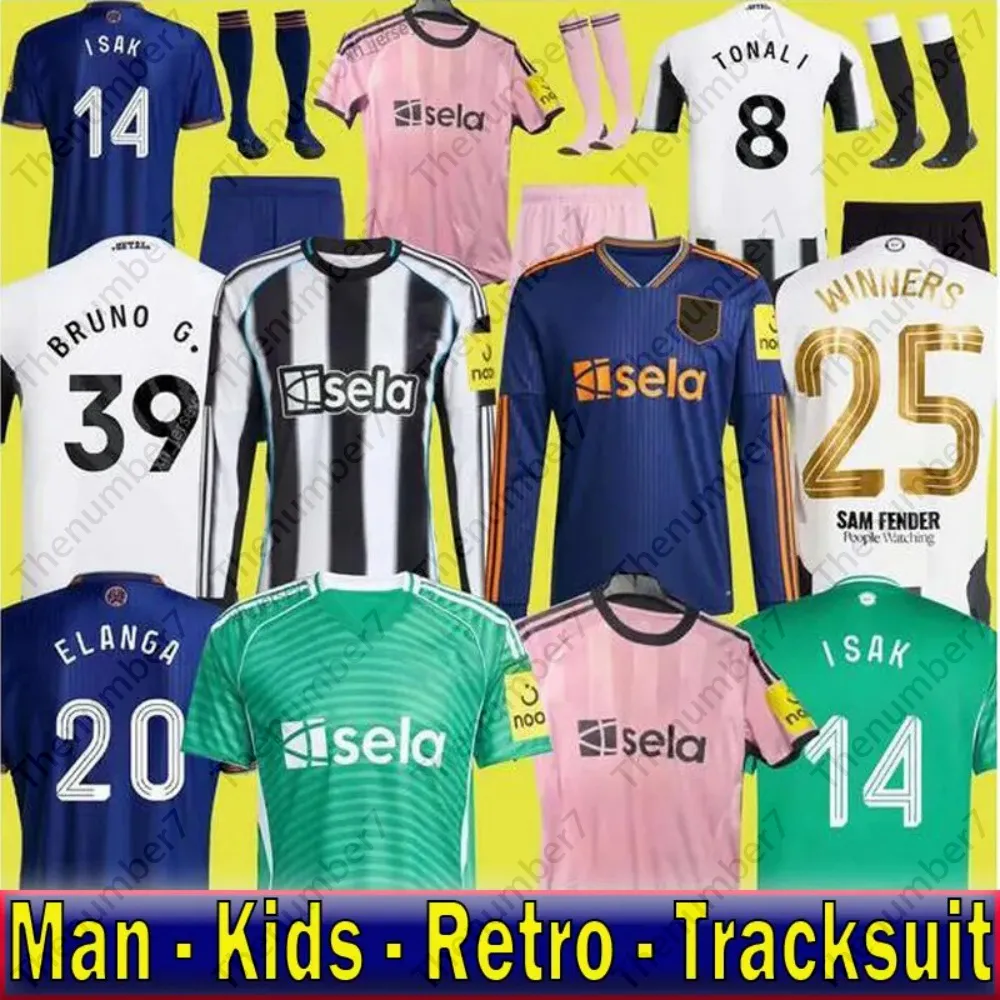 TONALI Newcastle United Soccer Jerseys Kids Long... From Thenumber7 ...