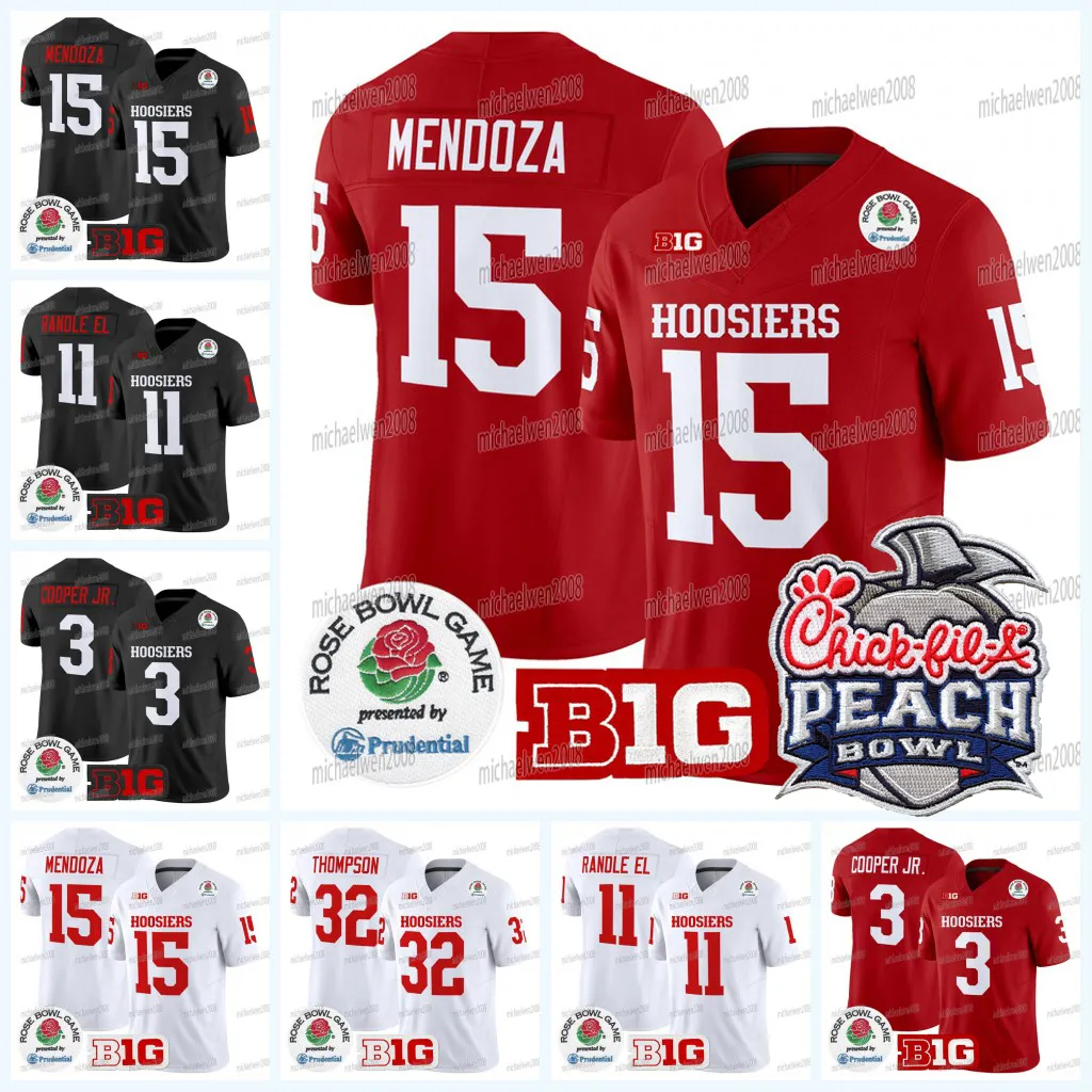Personalized Indiana Hoosiers 2026 Peach Rose Bowl American Football ...