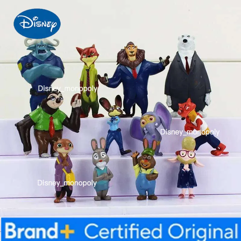 Disney Zootopia Animals Rabbit Judy Hopps Fox Nick Wilde Movie Kids ...