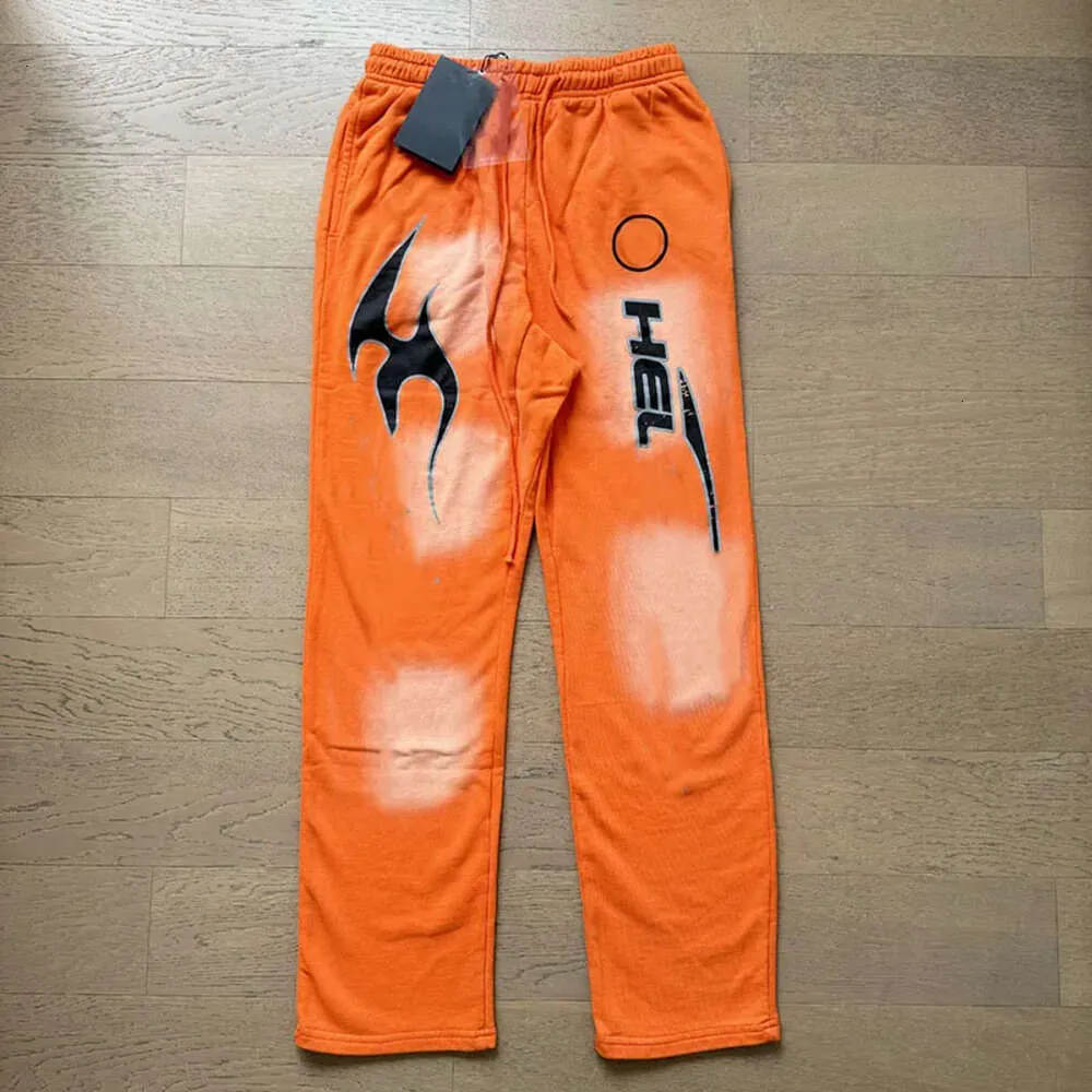 Baggy Star Print Sweatpants 100% Cotton Straight Hip Hop Sports Pants ...