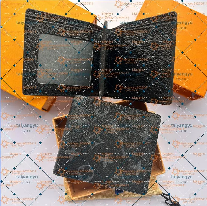 Designer mens wallets luxury embossed flower letter credit card holders ...