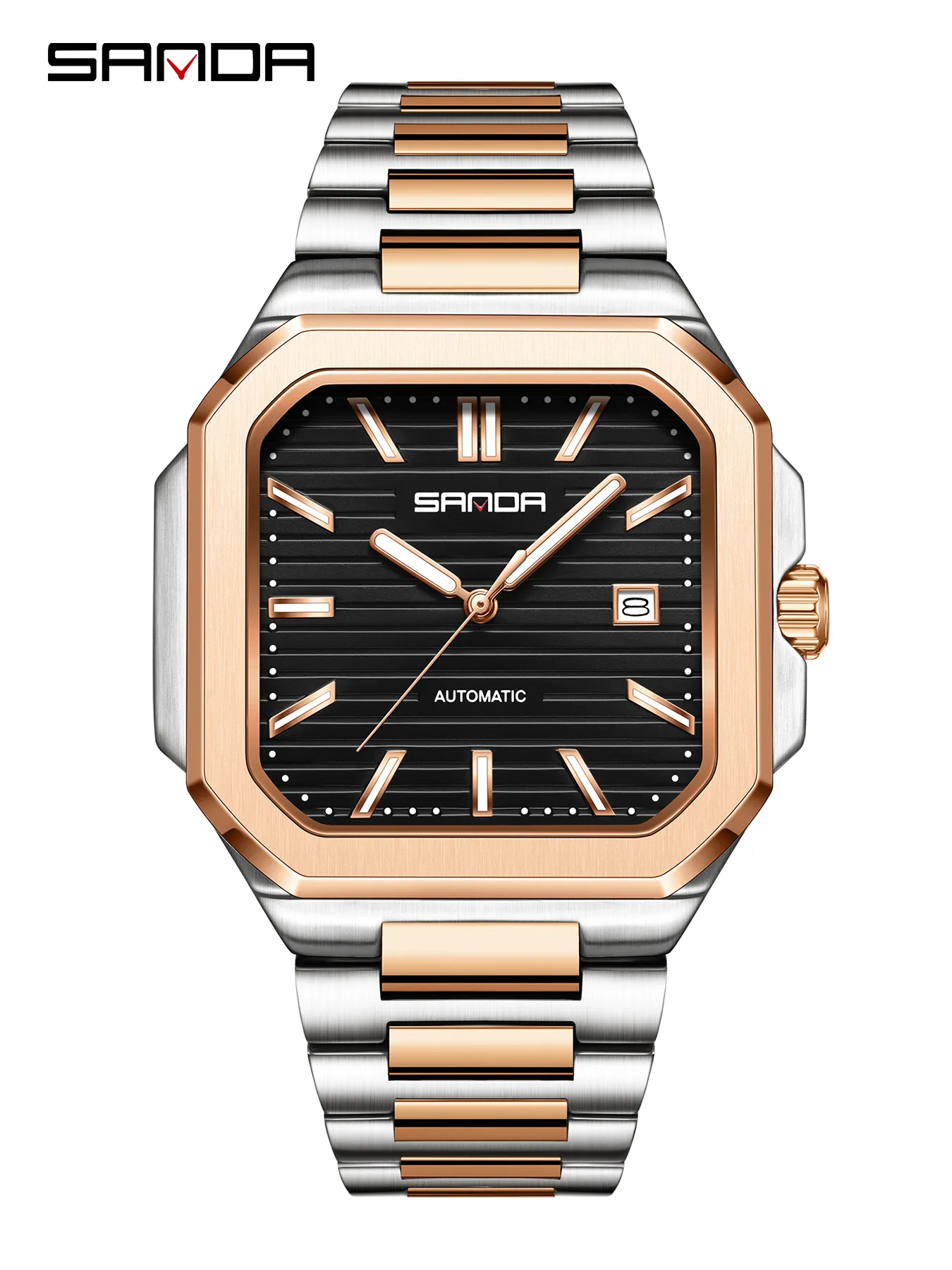 Mechanical Automatic Wristwatch for Men and Women, 42mm Irregular Dial ...