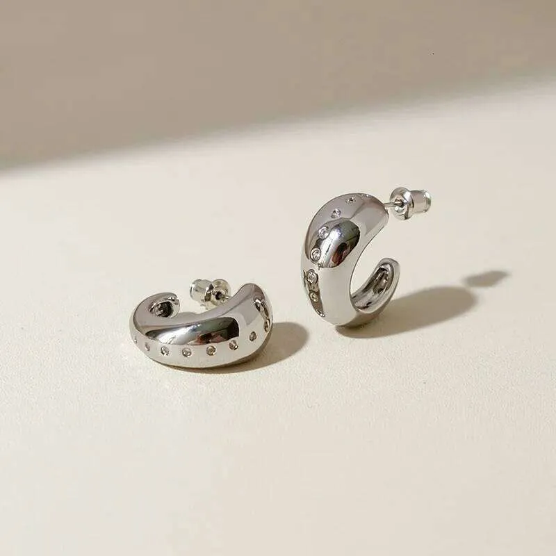 Sam Panda 925 Sterling Silver Arc Cubic Zirconia Earrings for Women Ear ...