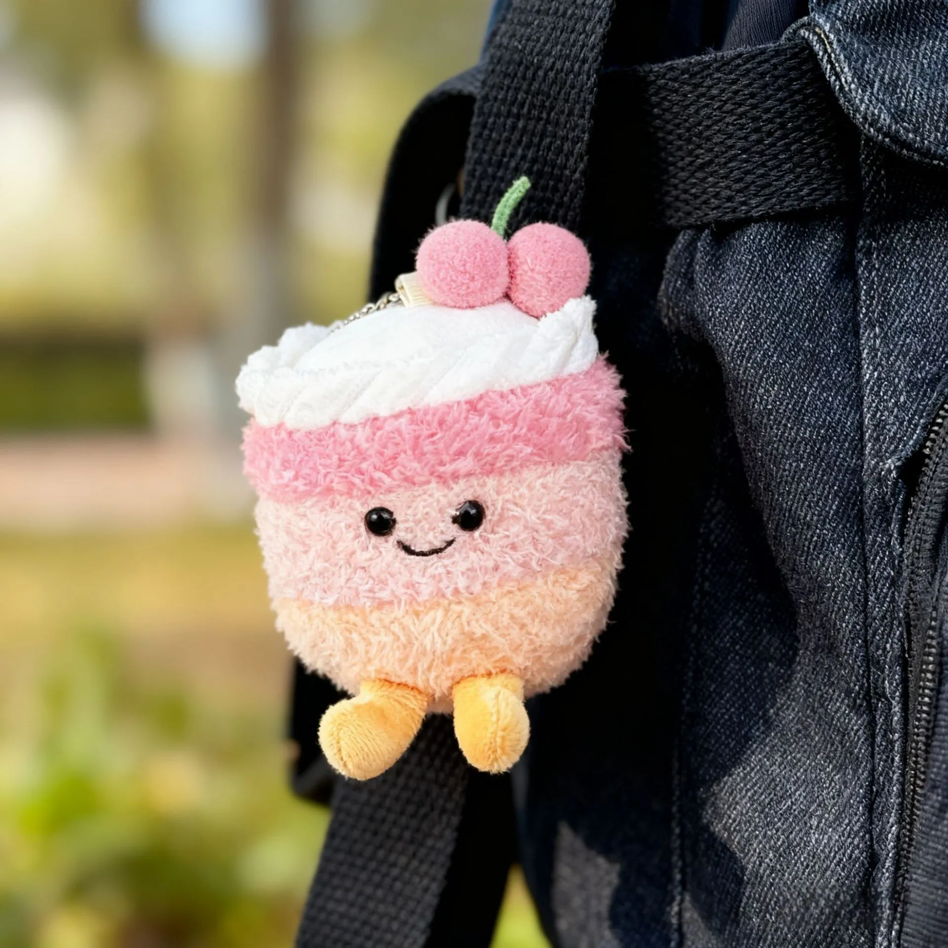 Jellys Cat Plush Keychain Lanyard with Antique Gold Plated Clasp and ...