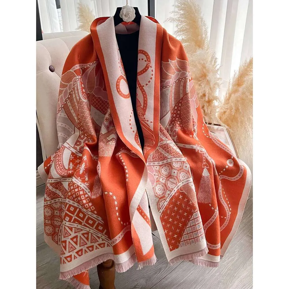 Elegant Horse Print Shawl Wrap for Women Silk Cotton Wool Scarf Over 68 ...