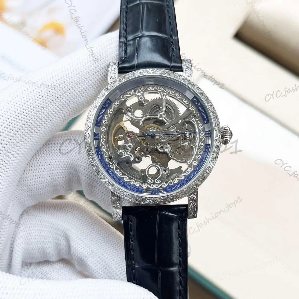 Men's Mechanical Automatic Titanium Watch with Gold Band and Sapphire ...
