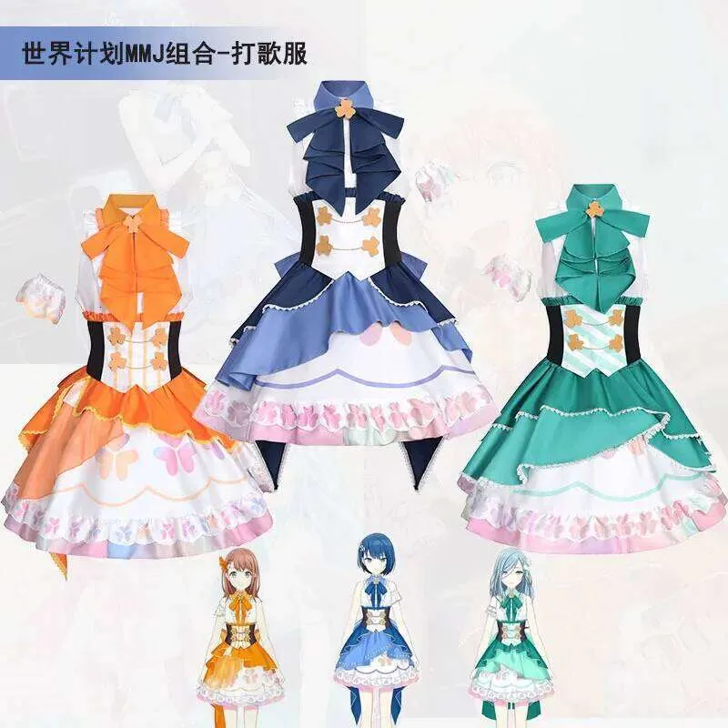 Project Sekai Minori Haruka Shizuku Kiritani Hanasato Hinomori Cosplay ...