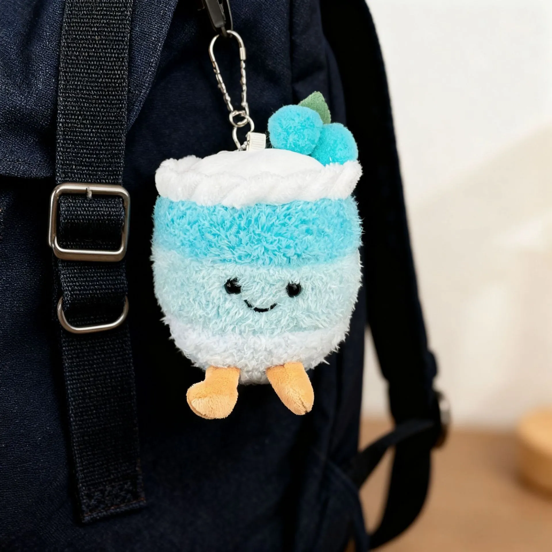 Jellys Cat Plush Keychain Lanyard with Antique Gold Plated Clasp and ...