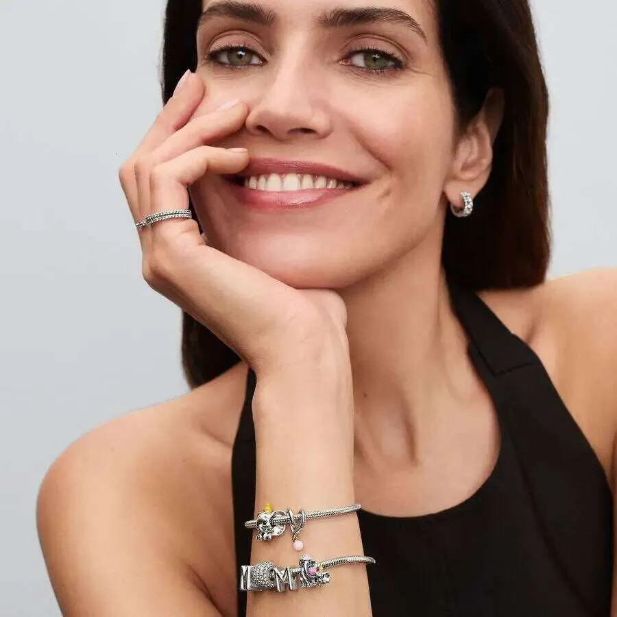 Disney 925 Sterling Silver Mickey Princess Pendant Beads, 3mm Original ...