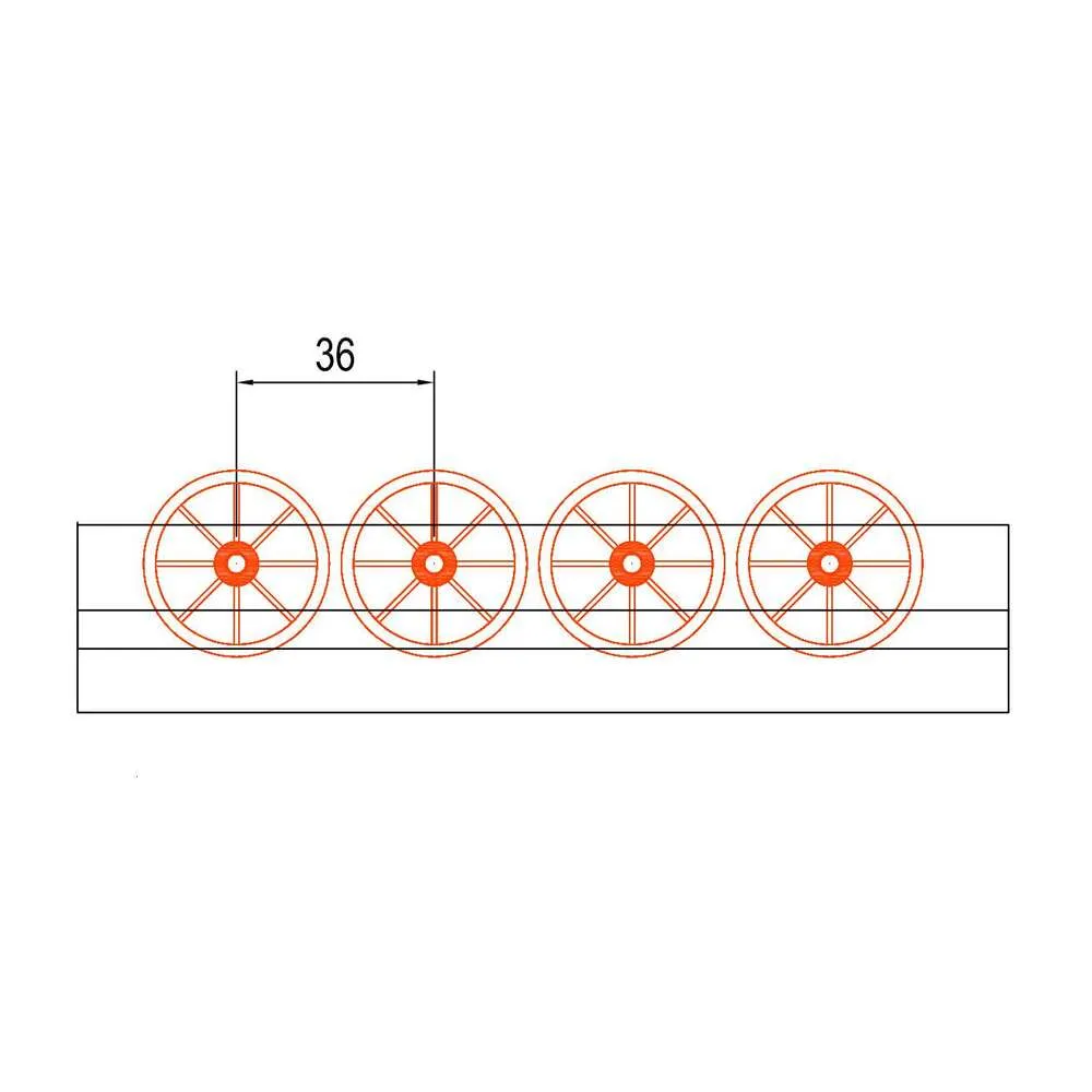 Wholesale Korean Style 34mm Reinforced Sheet Metal Gravity Flow Rail Roller Assembly Line Roller ...