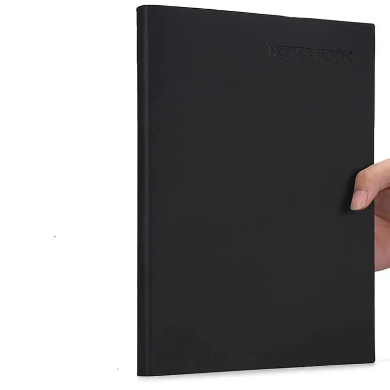 A4 Notebook Soft Leather Ultra-thick 416 Pages Lined or Blank Large ...