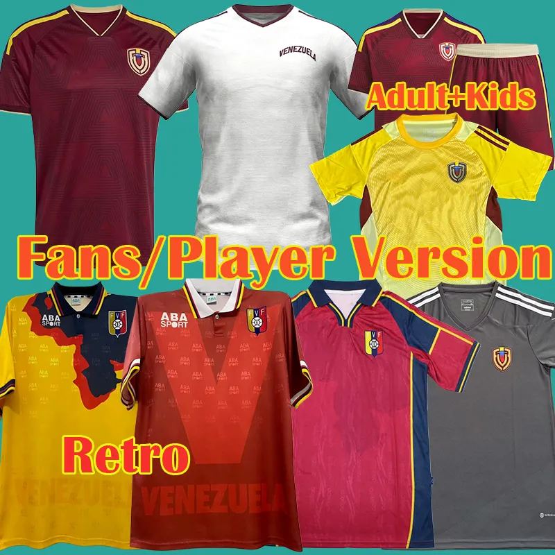 Venezuela Soccer Jerseys 2026 Mens & Kids National Football Shirts Home ...