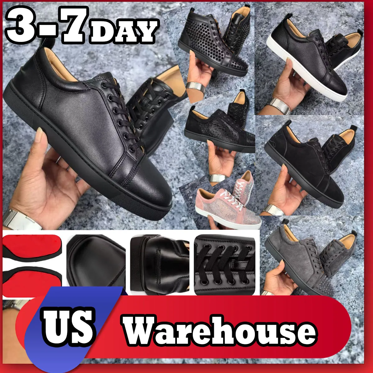 Wholesale Designer Red Bottom Dress Shoes Luxury Classic... At Only $23 ...