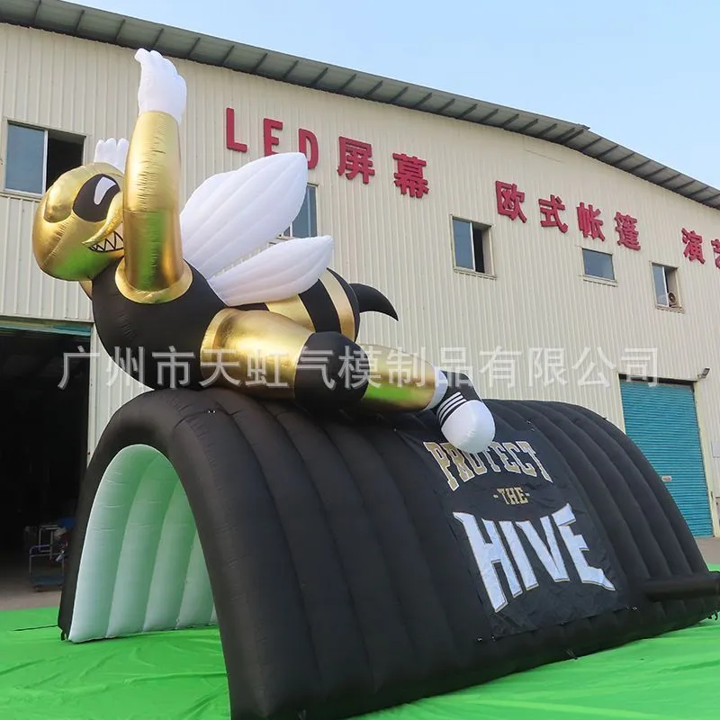 Inflatable Party Tunnel Tent Portable Outdoor Play Structure with ...