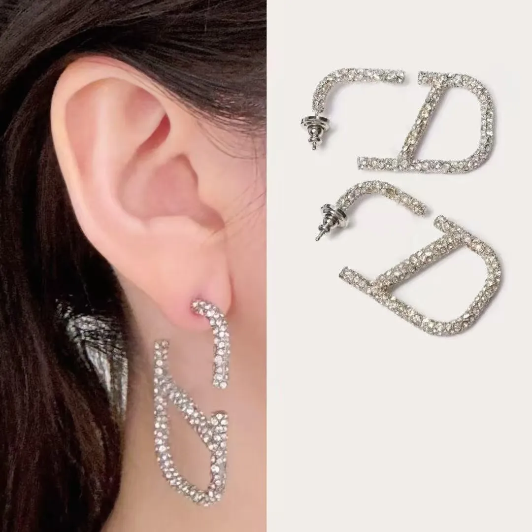 Gold Plated Earrings Stud Women Diamond Ruby Amethyst Silver Plated Titanium Minimalist from ...