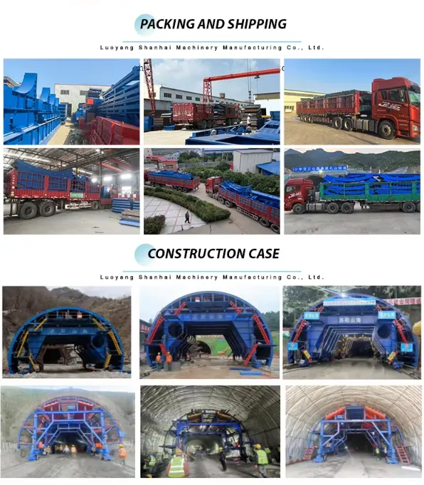 Secondary lining concrete trolley with stainless steel frame for ...