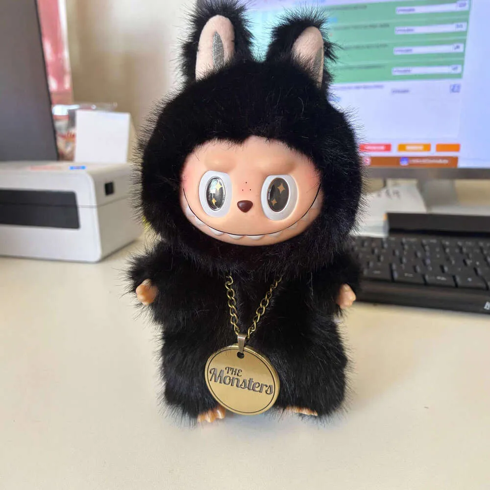 Labubu Plush Toy with Vinyl Face and Keychain, Plush PVC, 10-19 cm from ...