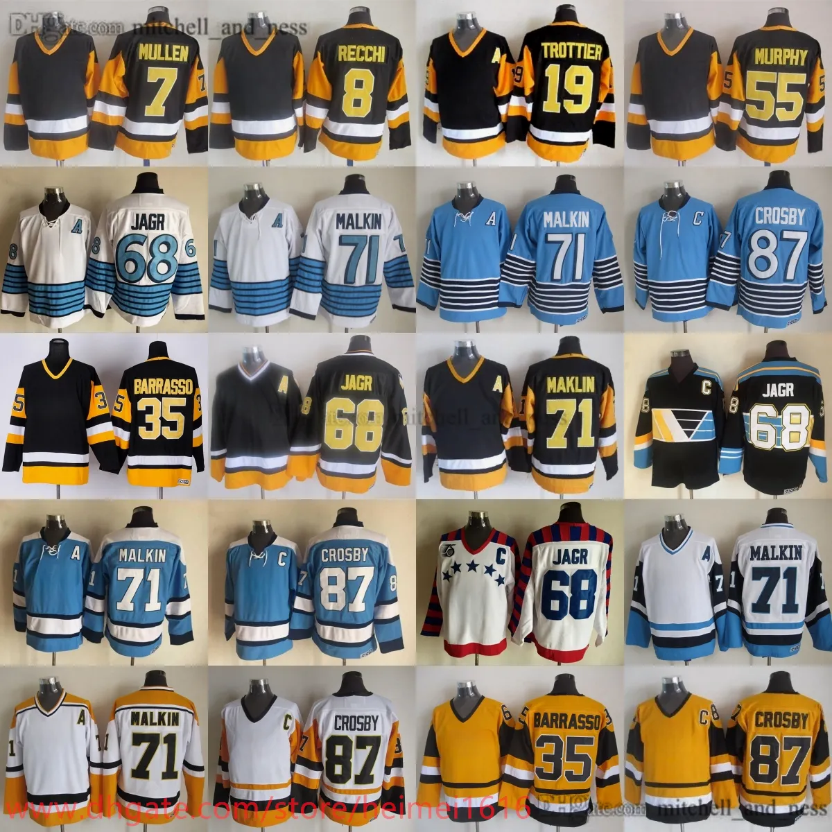 Movie CCM Vintage Hockey 68 Jaromir Jagr Jersey Retro... From Mitchell ...