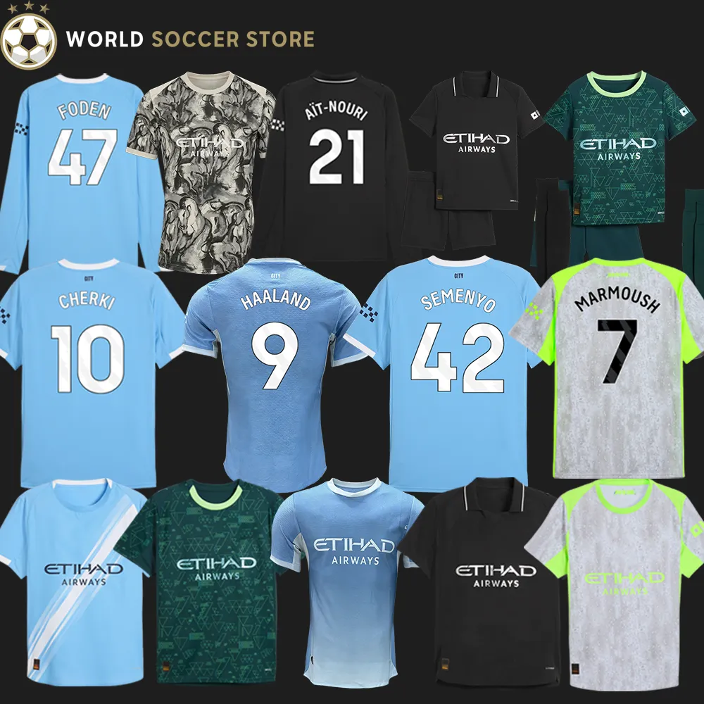 EA Sports Man City Soccer Jerseys 3XL 4XL 2025 Special Kits MARMOUSH ...