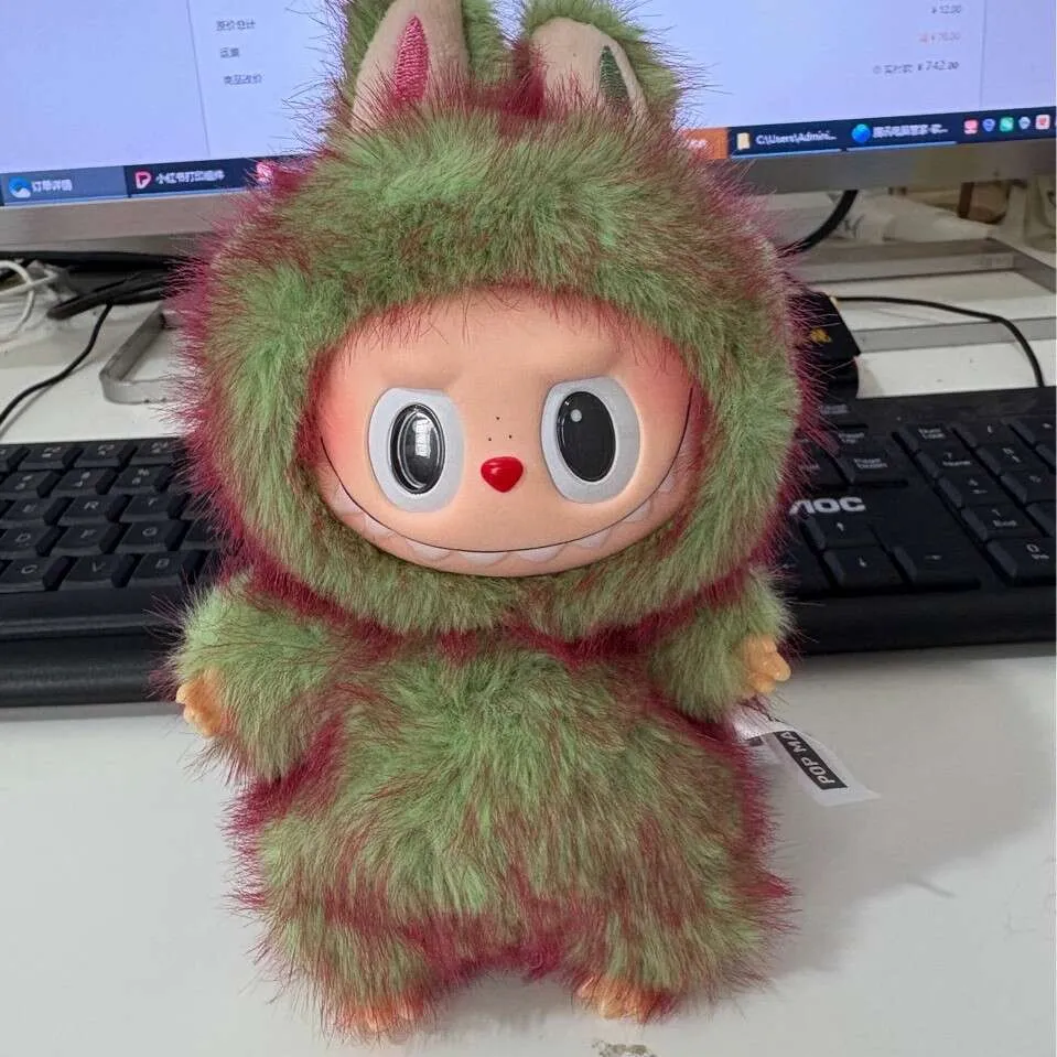Labubu Plush Toy with Vinyl Face and Keychain, Plush PVC, 10-19 cm from ...