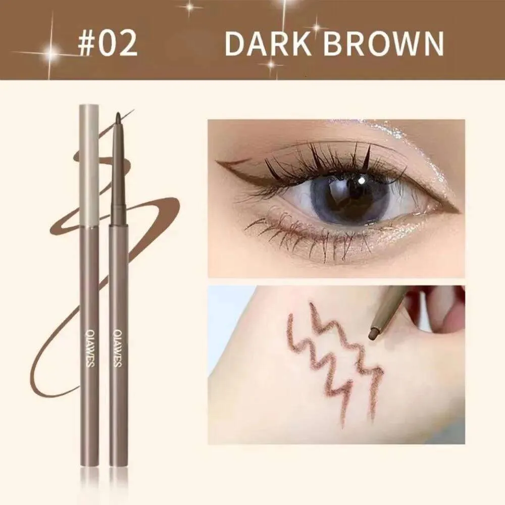 2in1 Waterproof Gel Eyeliner Pencil Black Brown Long-lasting Non-Smudge ...