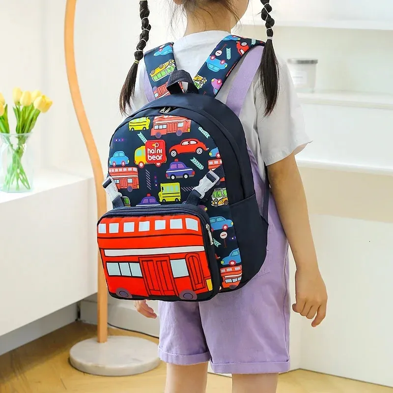 Childrens Backpacks Trendy Cartoon Shoulder Bag for Boy Girl Casual ...