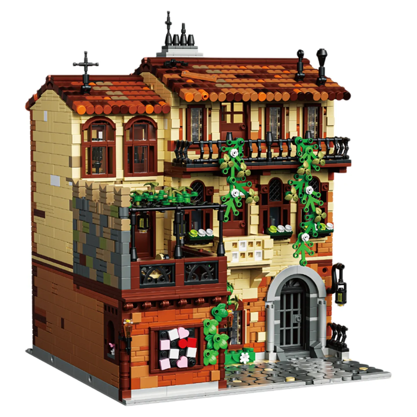 Free Tribe 36003 Retro Gothic Vampire Castle Building Block Toy for ...