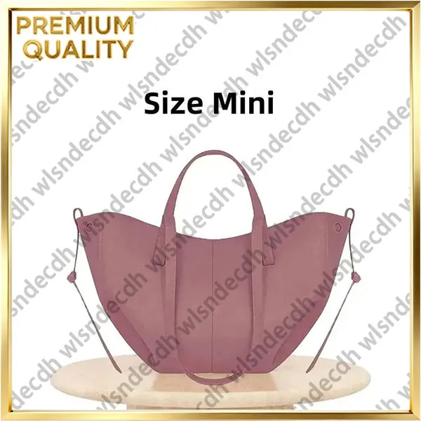 Cd Designer Leather Tote Bag Smooth Textured Half Moon Shoulder Bag ...