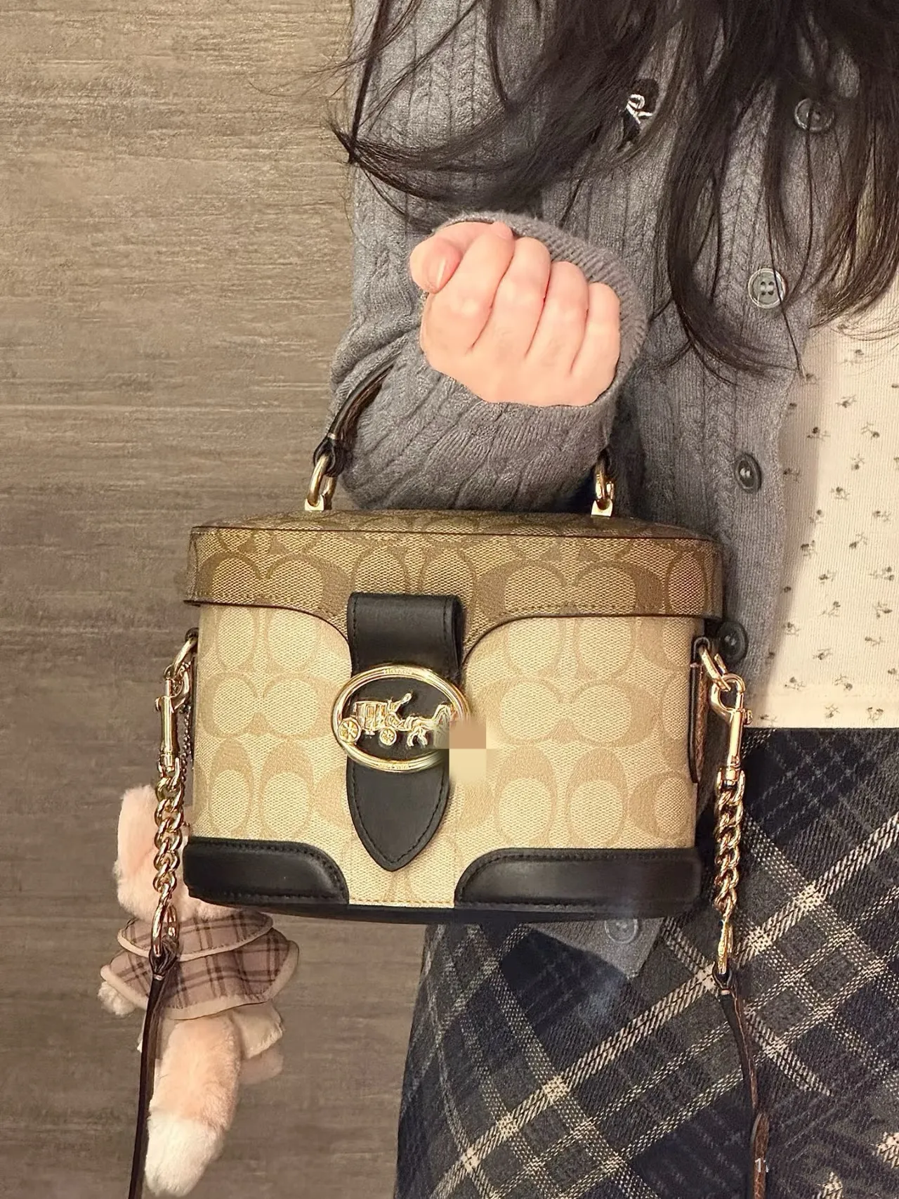 Koujia Mini Flip Lunch Box Bag Crossbody Handbag with Zipper Closure in ...