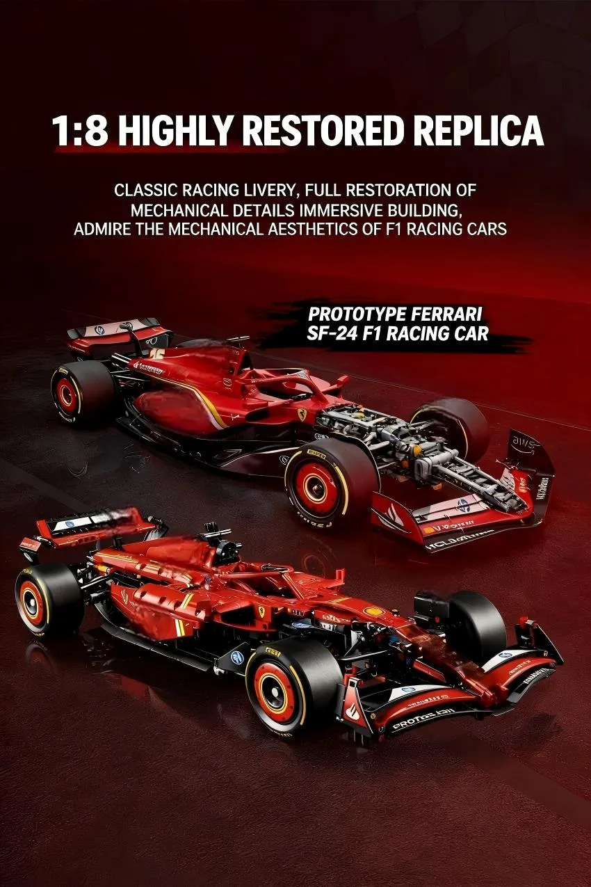 LEG0 42207 Ferrar1 SF 24 F1 Nifeliz Cars Toy Standard Bricks ...