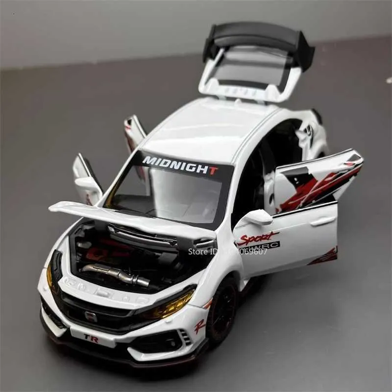 Car Model 1:32 Civic Type-R Diecast Metal Toy Car with Pull Back and ...