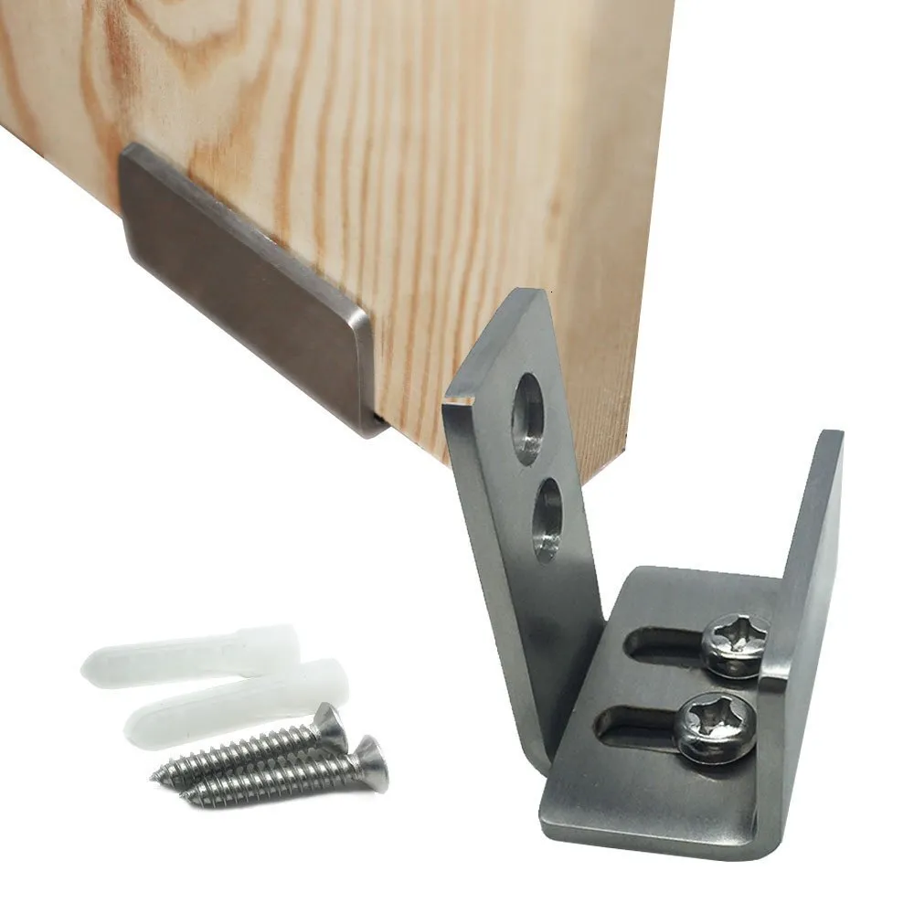 Sliding Barn Door Track System, U-Shaped Brushed Metal, Flush Bottom ...