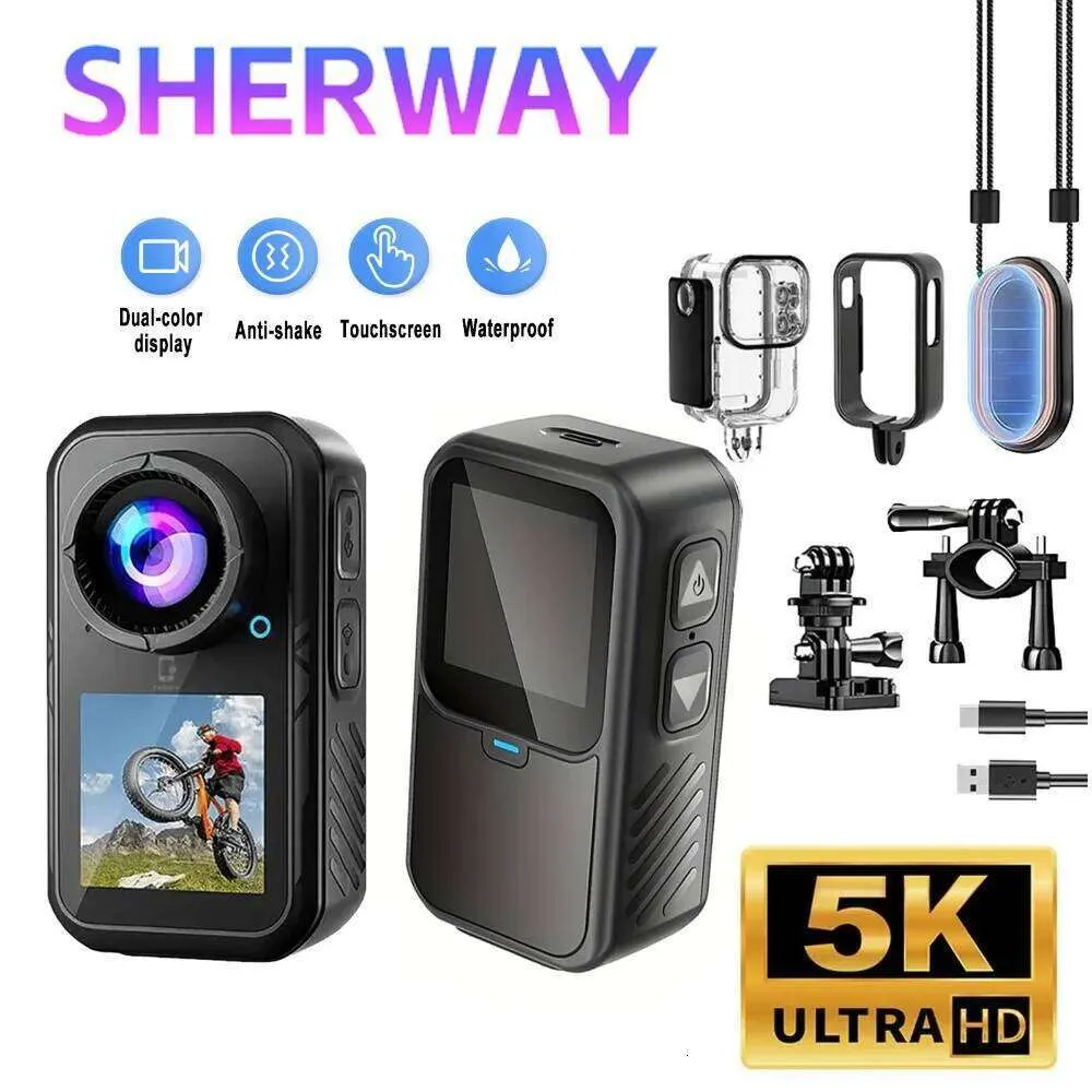 FREEHONG Sports Cameras 4K 60FPS Waterproof Pocket Bodycam With 6 Axis ...