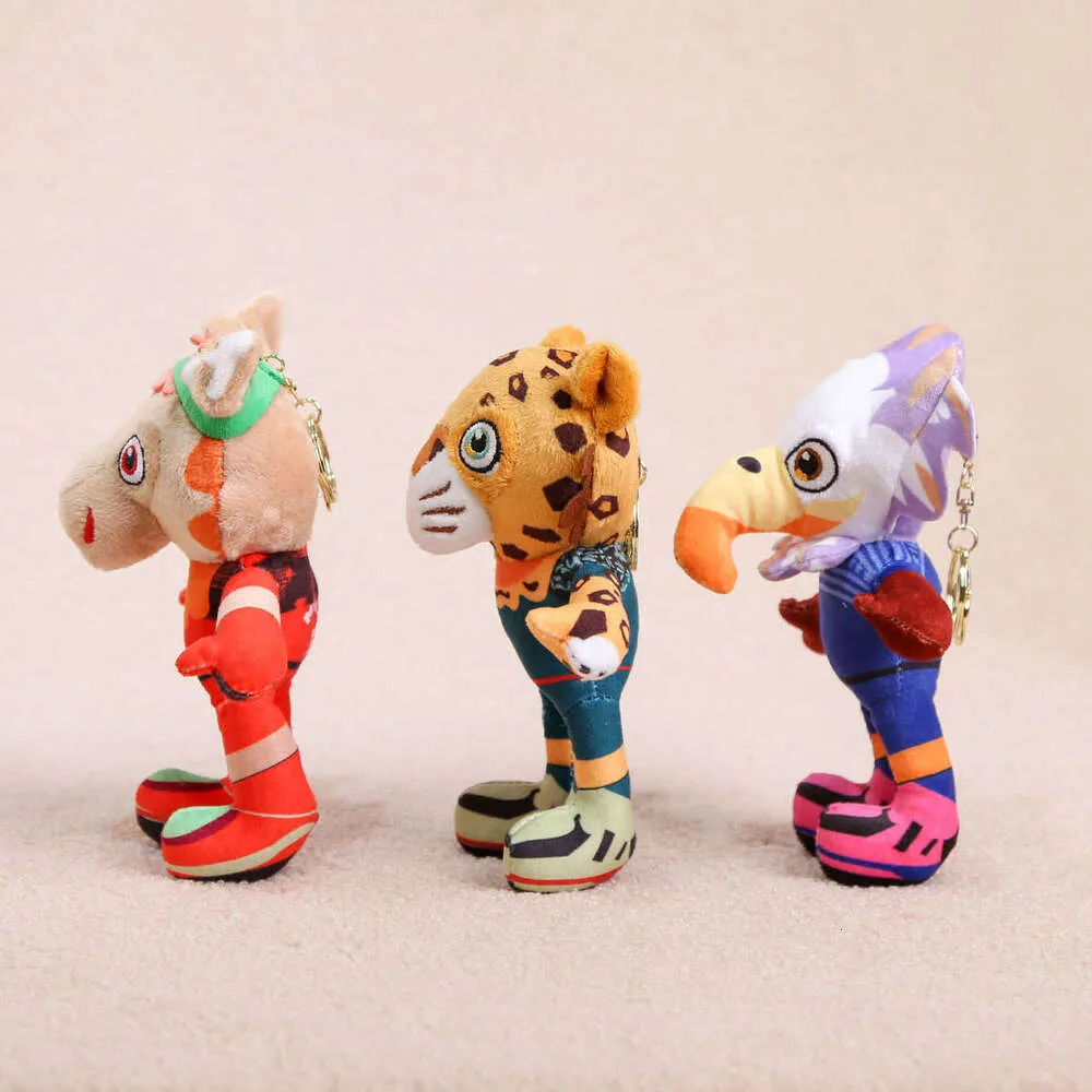 World Hercules Cup Plush Barbie Doll Keychain Puma, Bald Eagle, Moose ...