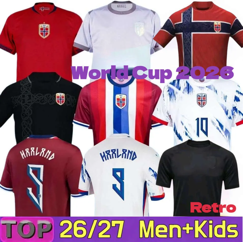 Norway Jersey 2026 World Cup HAALAND Soccer Jerseys SORLOTH NUSA ...