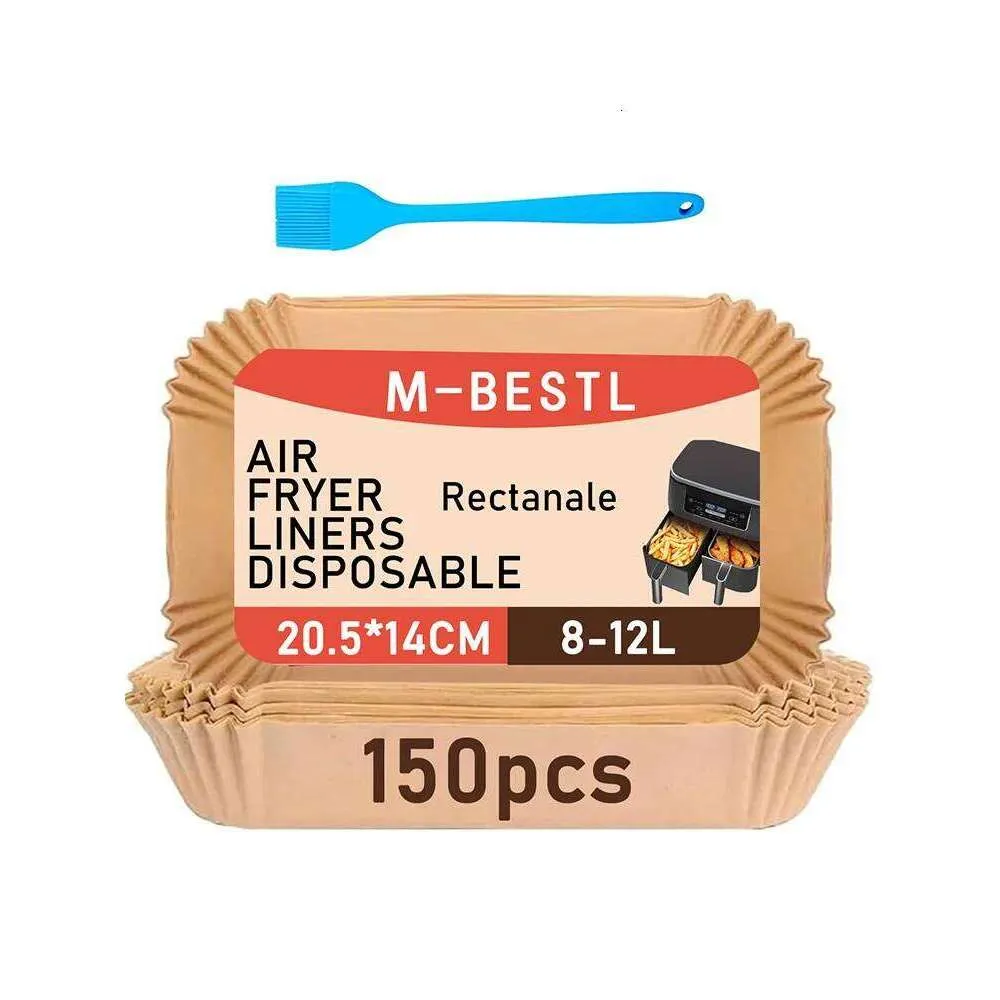 Airfryer Baking Paper Rectangular Log Pulp Sheets for Ninja Dual XL Pro ...