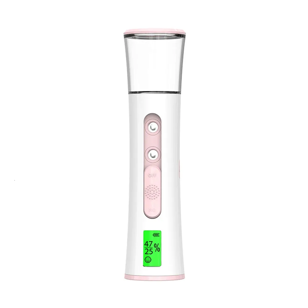 Double Spray-head Nano Mist Sprayer Mini Handheld Hydrating Humidifier ...