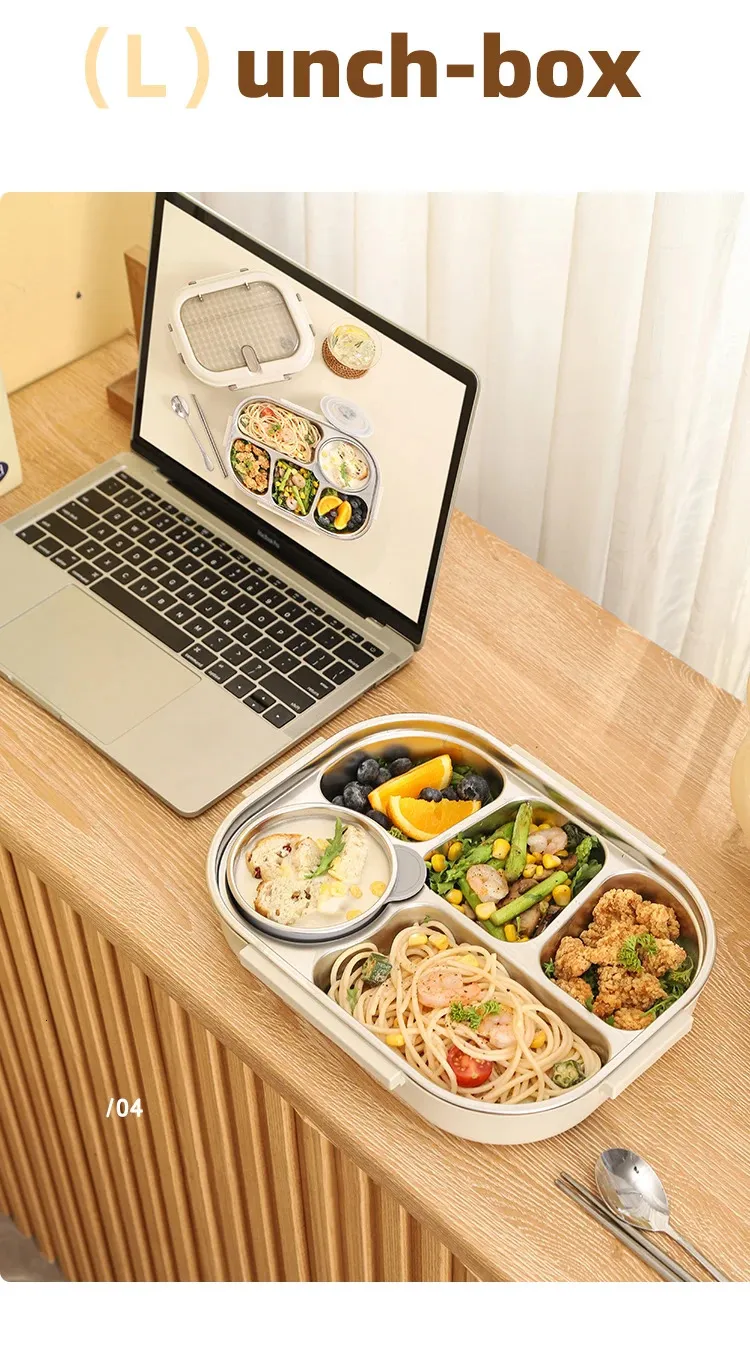 304 Stainless Steel Insulated Oval Lunch Box with Sealed Lid and ...